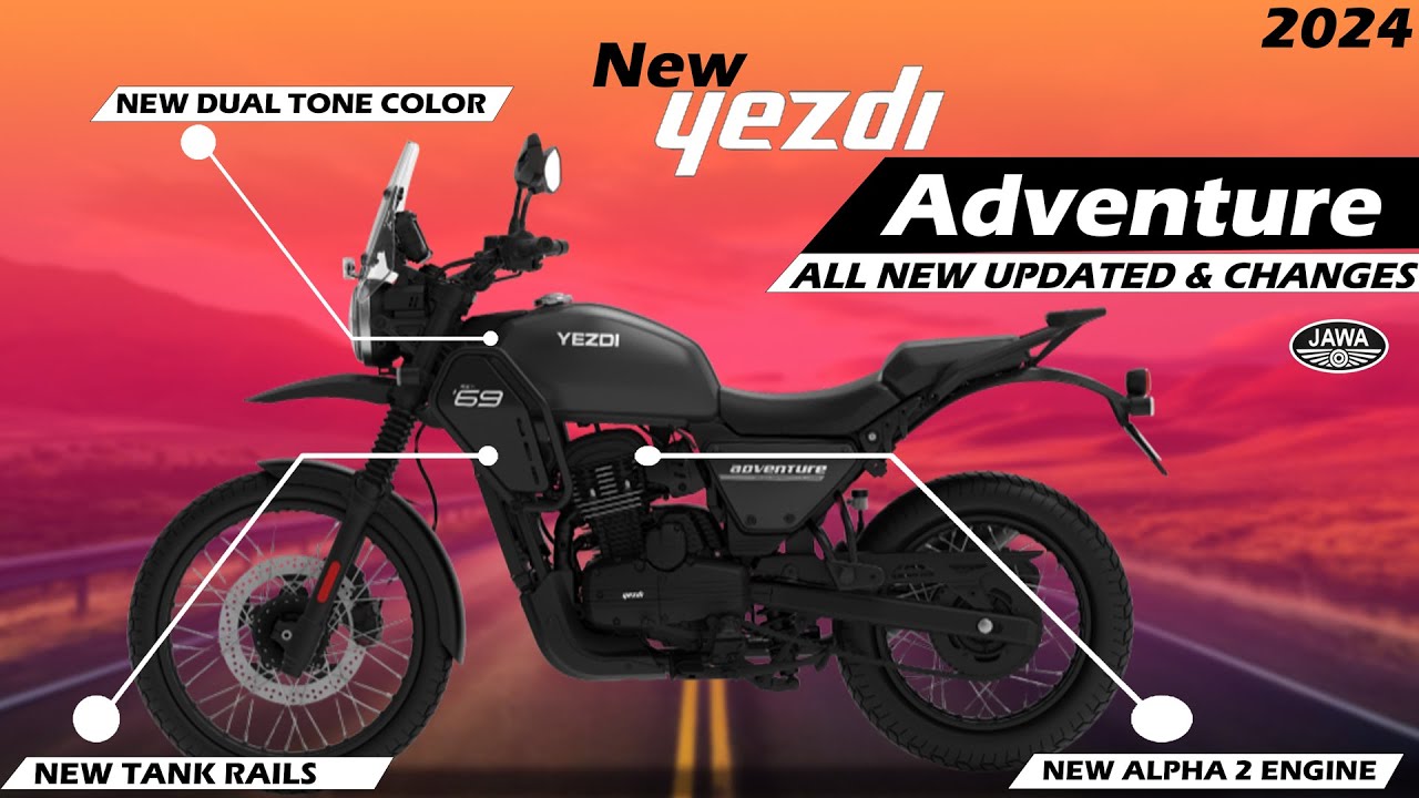 New 2024 Yezdi Adventure😍 New Features, Changes & Update | Jawa Yezdi ...