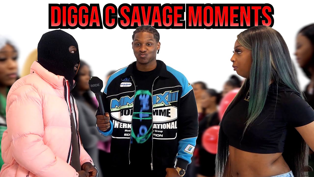 DIGGA C MOST SAVAGE MOMENTS ! - YouTube