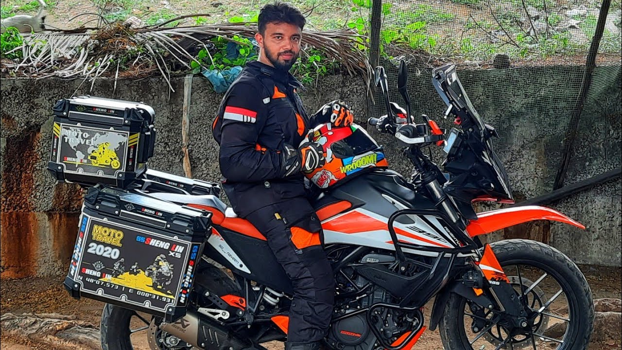 Touring modified KTM Adventure 390 | Panniers & Topbox worth 75k..? | 1 ...