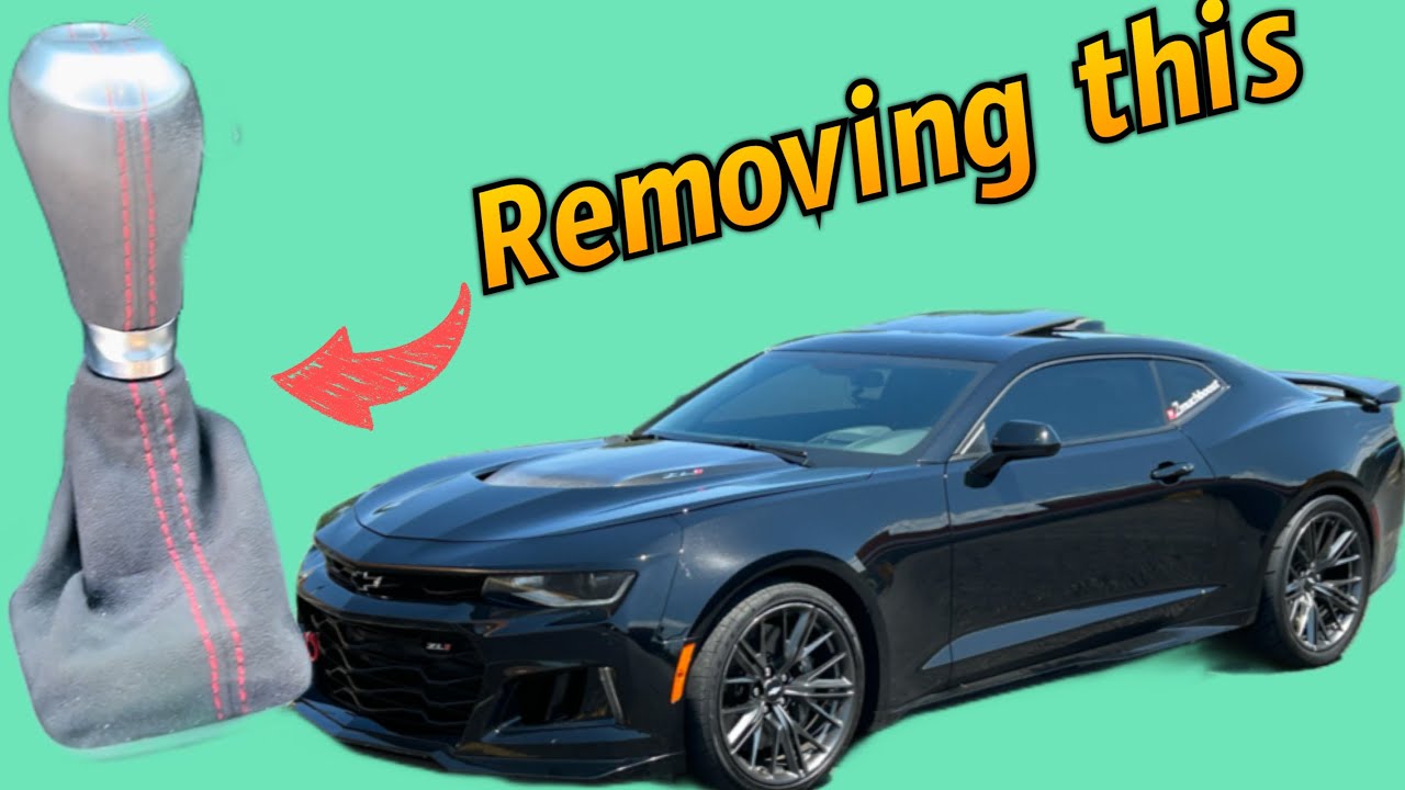 Installing a new Hurst shifter on the ZL1 Camaro - YouTube