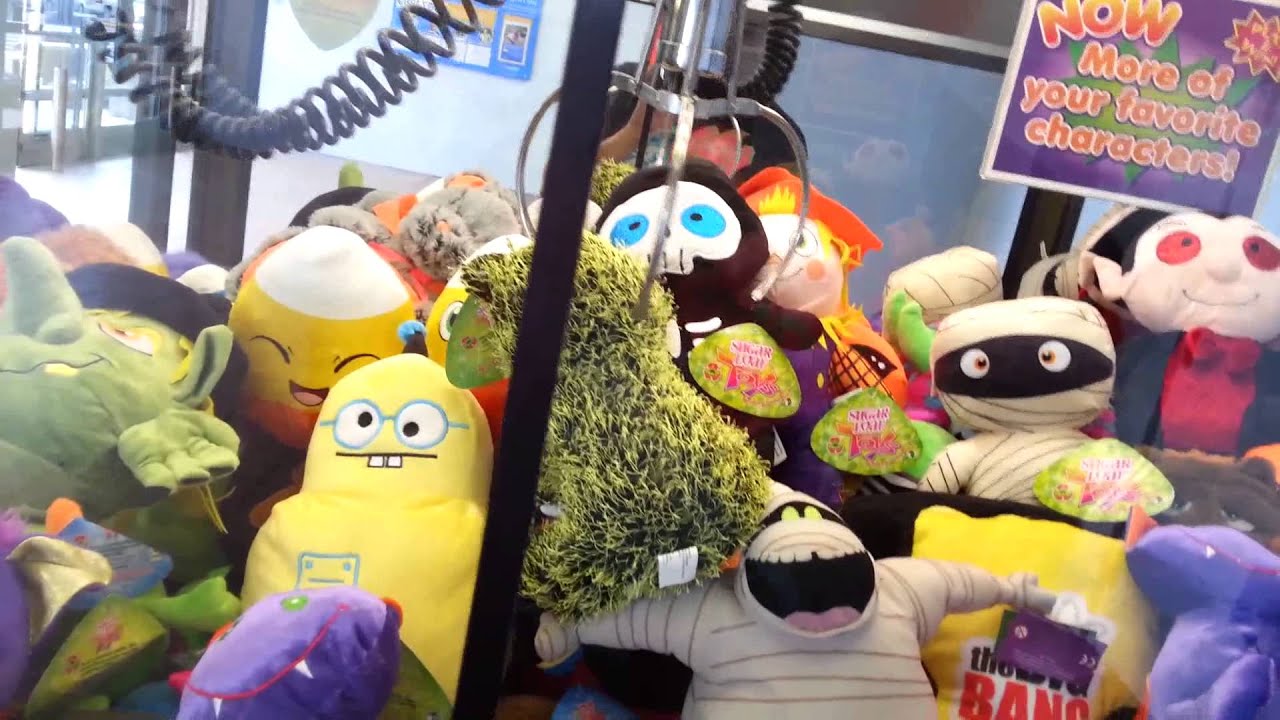 GIANT SPIDERS - Claw Machine Winning!!! Skill Crane Grabber Game FREEZE ...