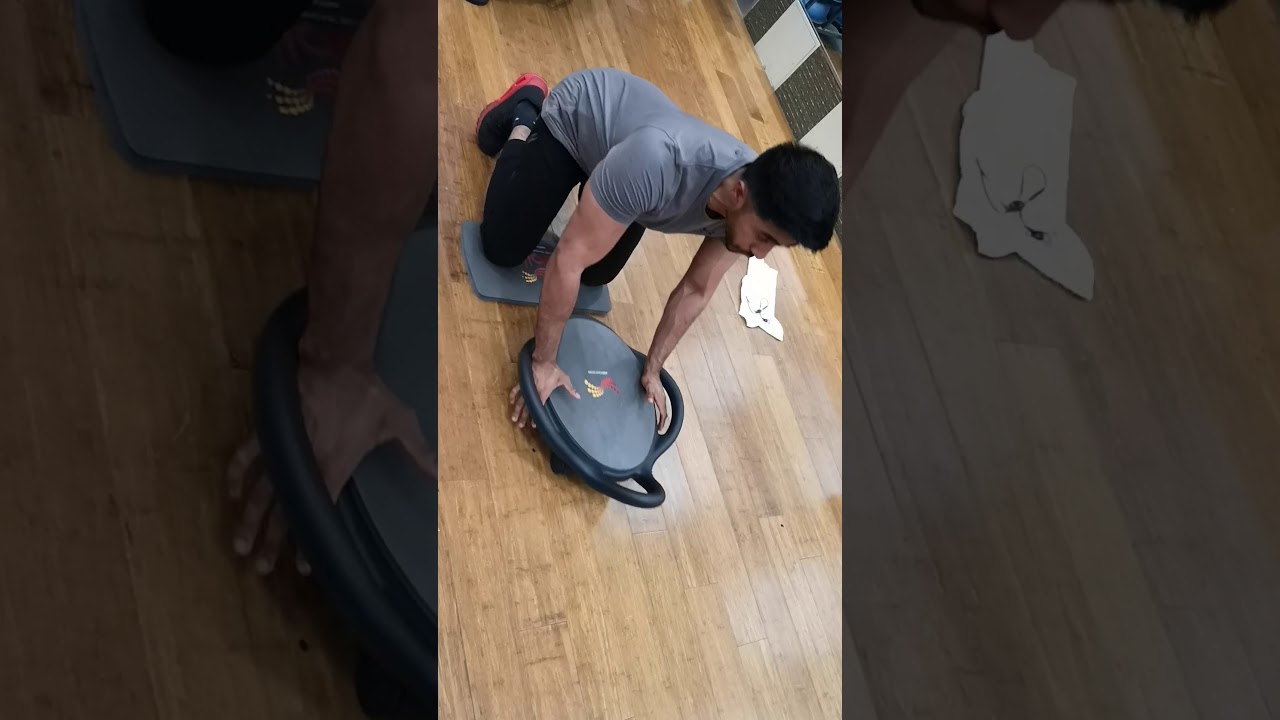 Ab wheeler, strengthen your core and back with this one - YouTube