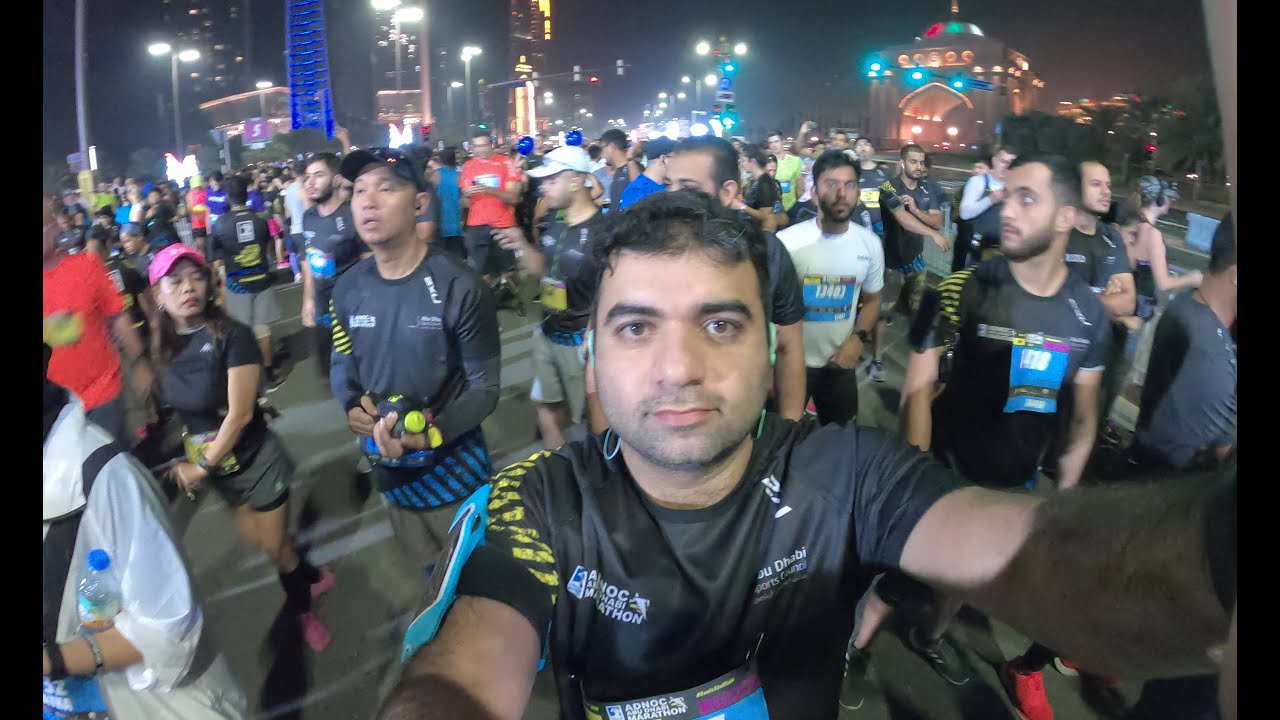 My first 10 KM RUN.... ADNOC Abu Dhabi Marathon 2019 - YouTube