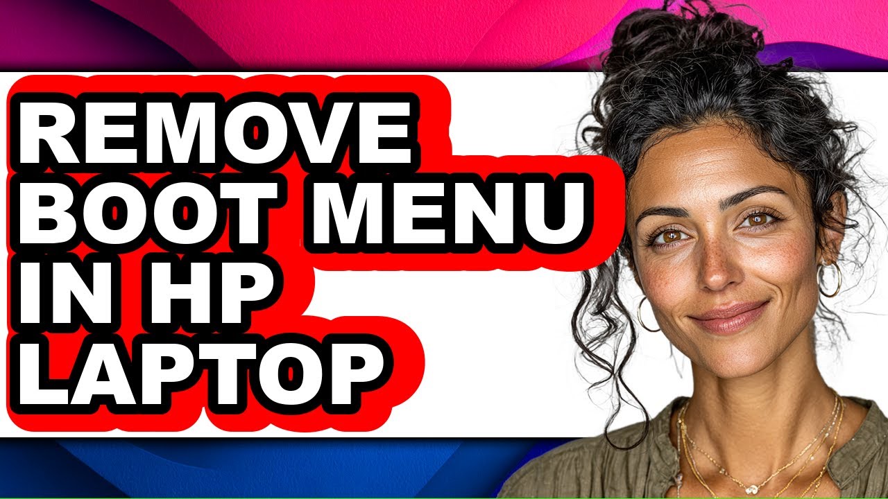 How to Remove Boot Menu in Hp Laptop (only Way) - YouTube