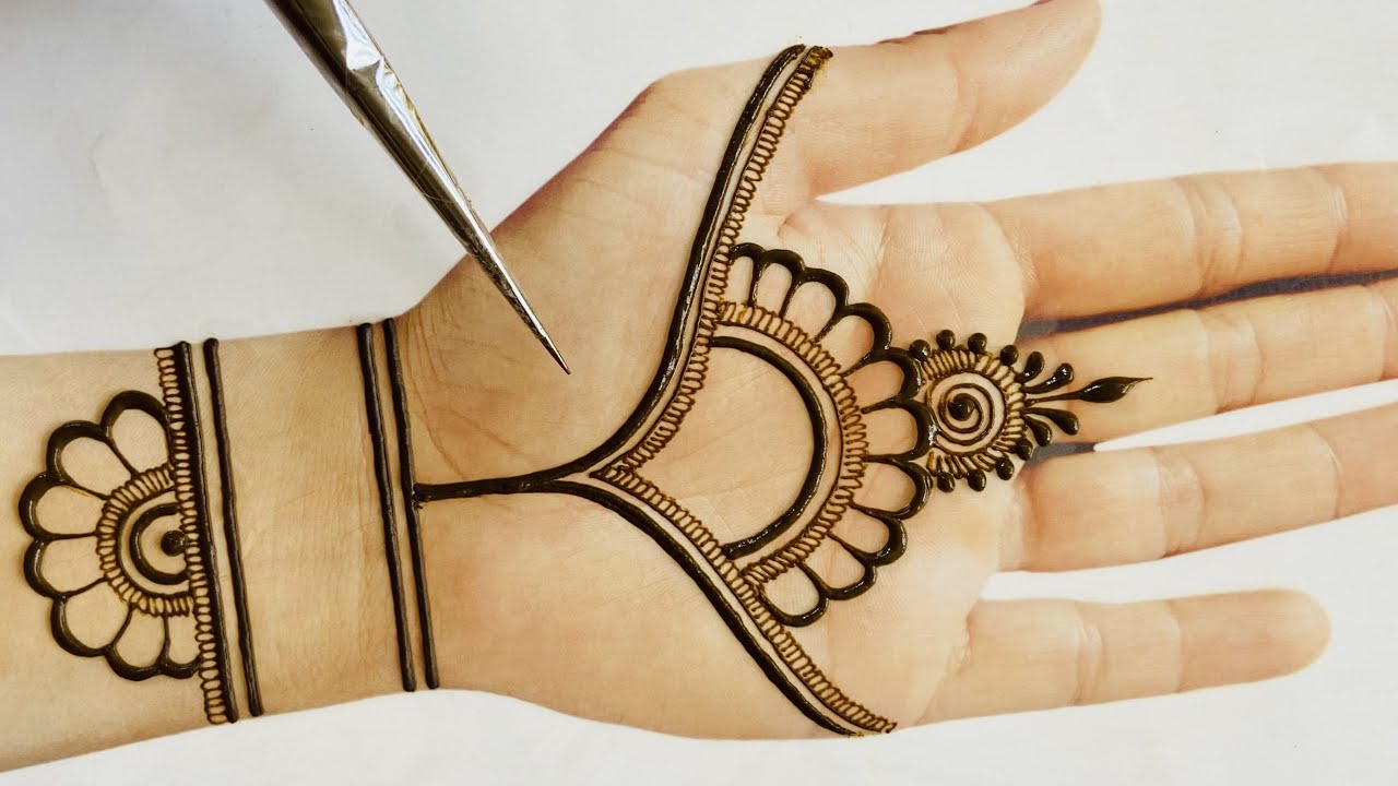 Easy Bharva Indian Mehndi Design Trick 2023|| Front Hand Simple ...