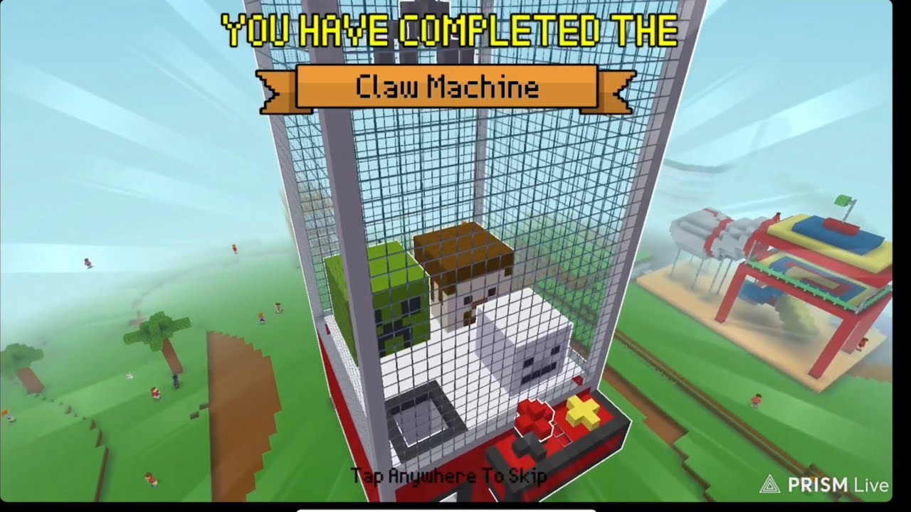 BLOCK CRAFT 3D BUILDING A “CLAW MACHINE” - YouTube