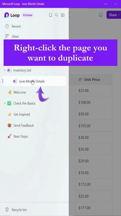 How to Duplicate Pages in Microsoft Loop - YouTube