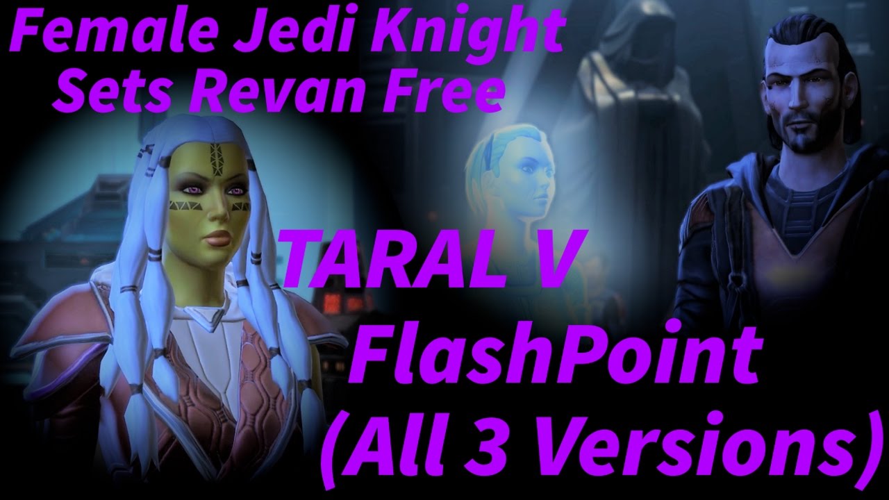 SWTOR Female Jedi Knight Sets Revan Free (TARAL V FLASHPOINT - ALL 3 ...