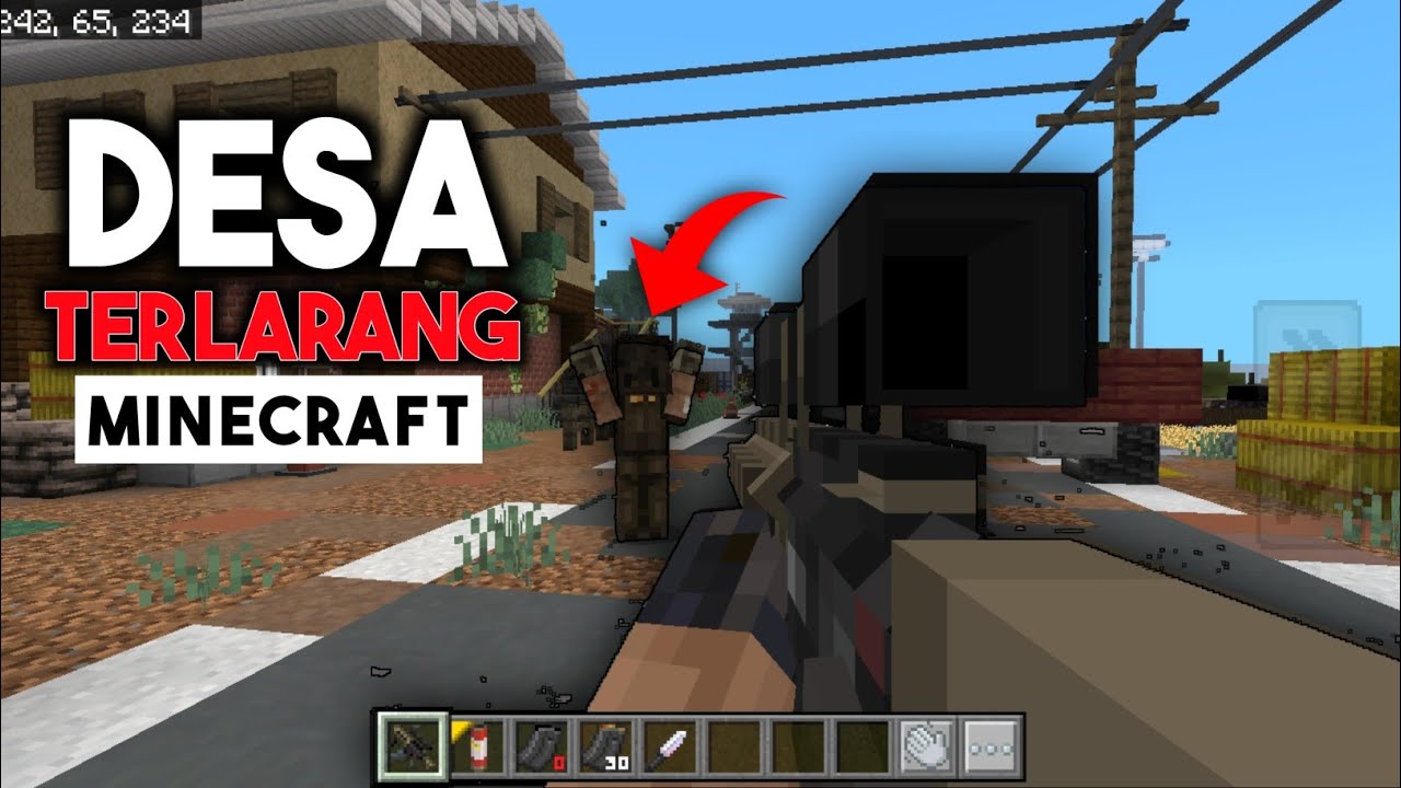 aku Mengeksplor desa terlarang di minecraft dan menjarah semua harta ...