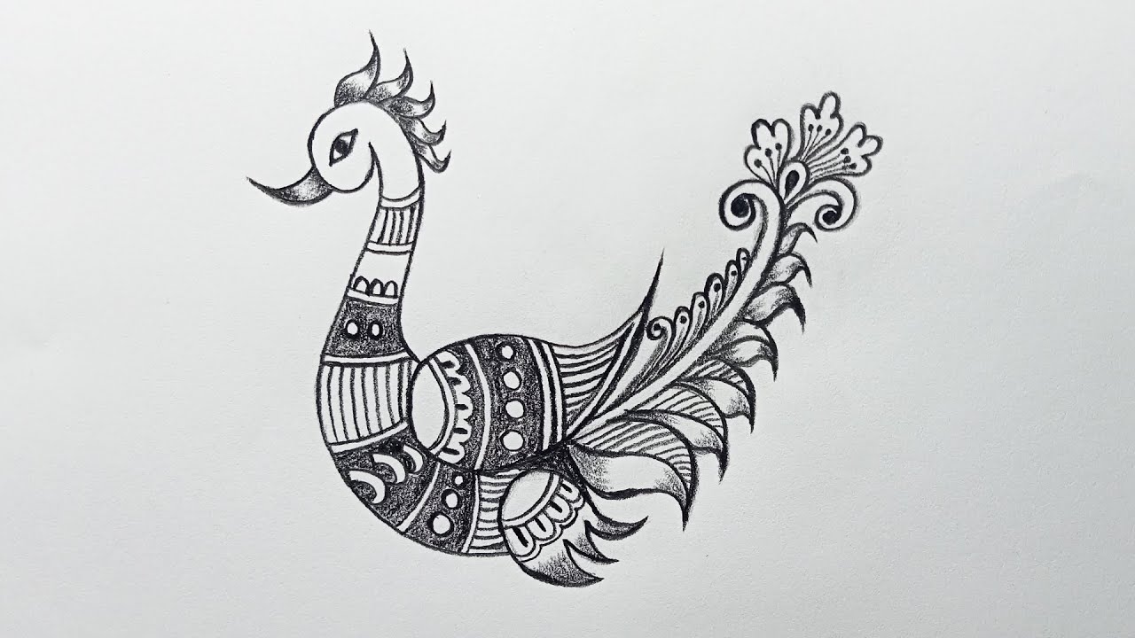 How to Draw a Swan Easy || Pencil Drawing And Shading Beautiful Swan ...