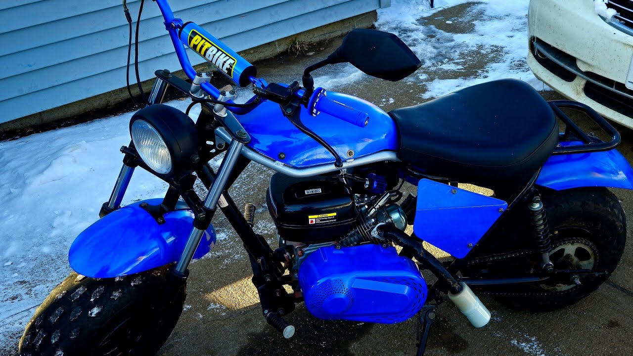 The Trailmaster Mb200 Gets A New Header Pipe - YouTube