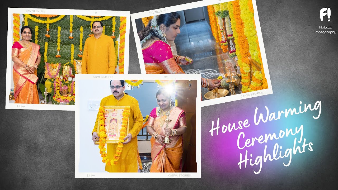 Raayan's Housewarming highlights from the traditional video shoot ...