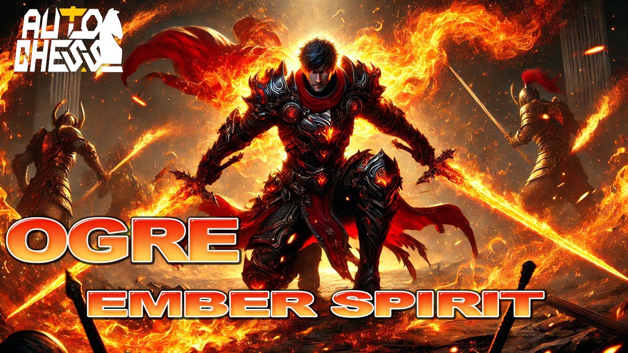 Dota Auto Chess Ogre Ember Spirit - YouTube