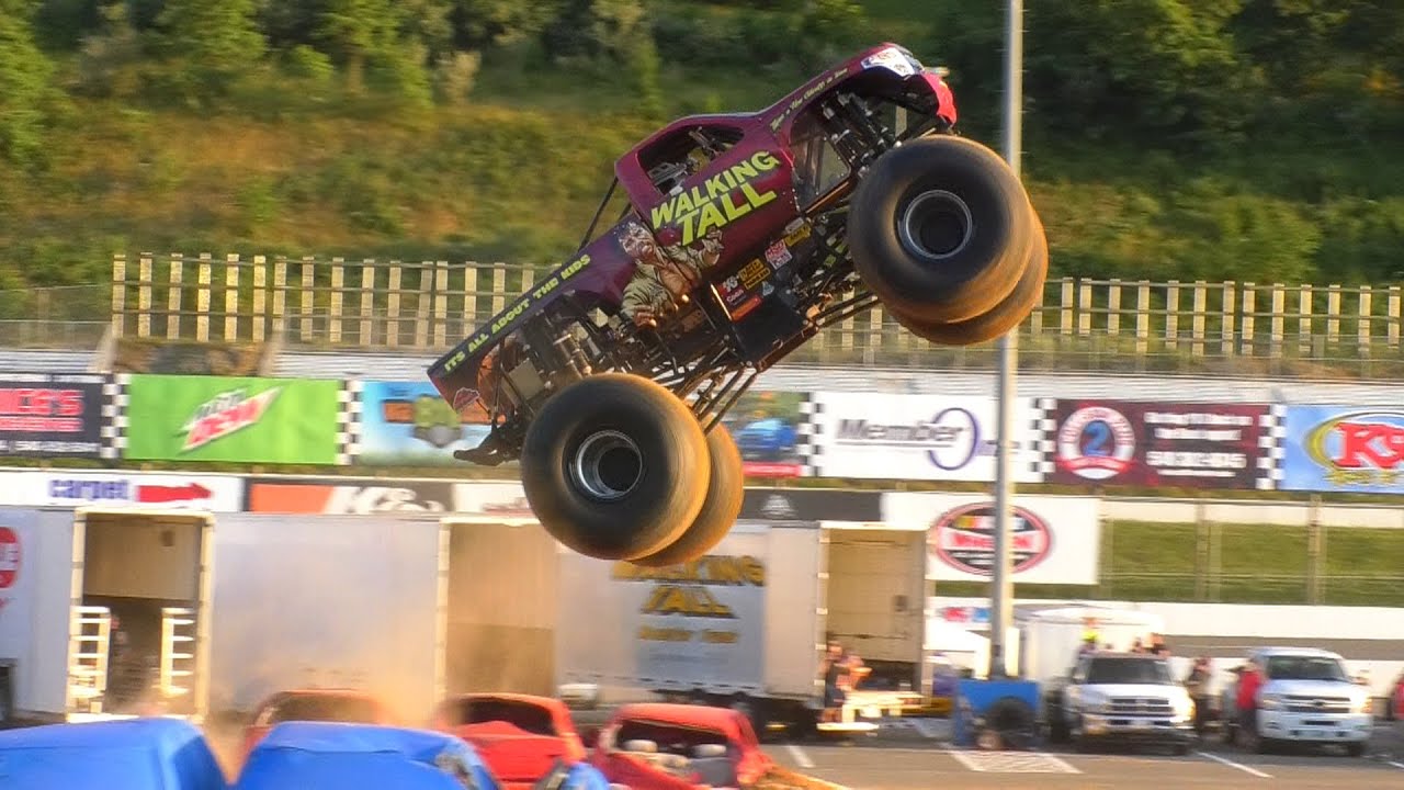 2019 MONSTER TRUCKS @ THE MOTOR MILE SPEEDWAY - YouTube