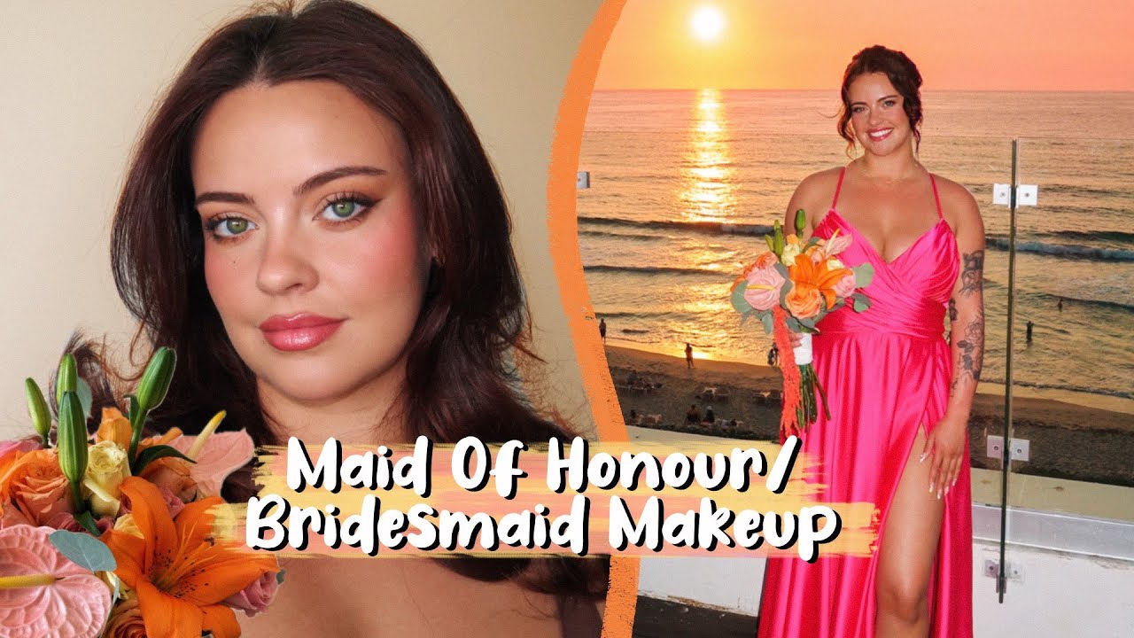 Maid of Honour Makeup/Bridesmaid Makeup Look 💍 | Julia Adams - YouTube