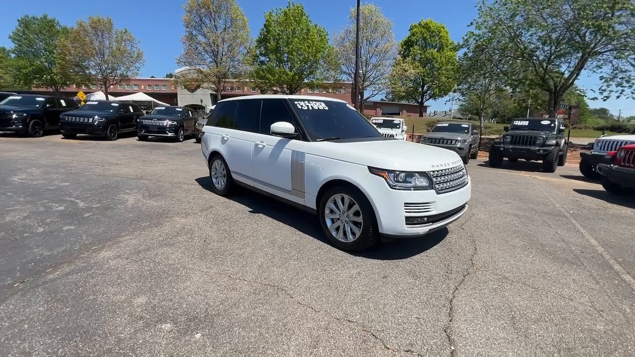 2016 Land Rover Range_Rover Atlanta, Roswell, Alpharetta, Johns Creek ...