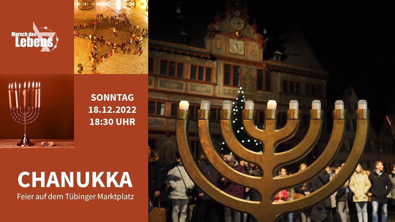 Chanukka Feier auf dem Marktplatz - YouTube