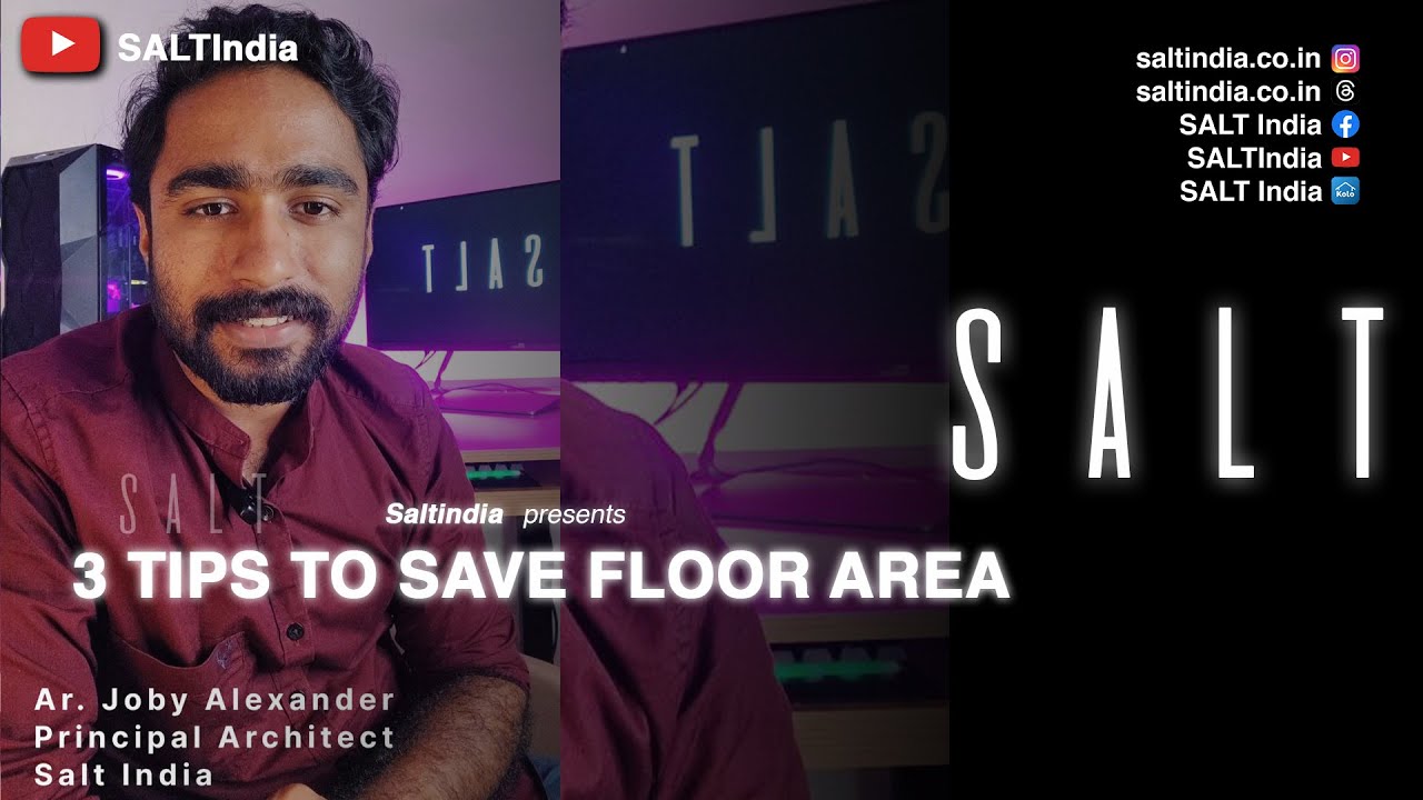 3 TIPS TO SAVE FLOOR AREA - YouTube