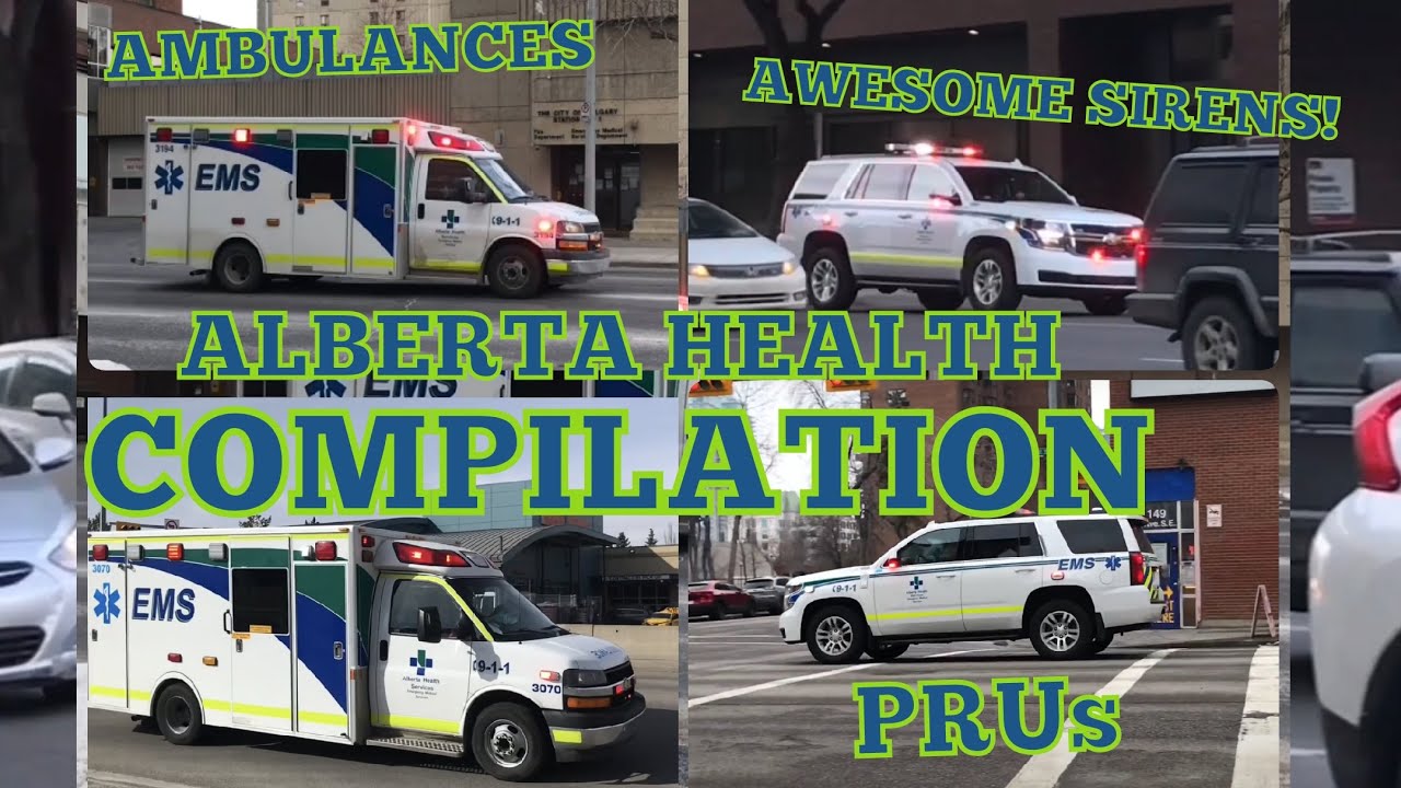 **MEDIC MONDAY COMPILATION** Alberta Health Service Units Responding | AHS - YouTube