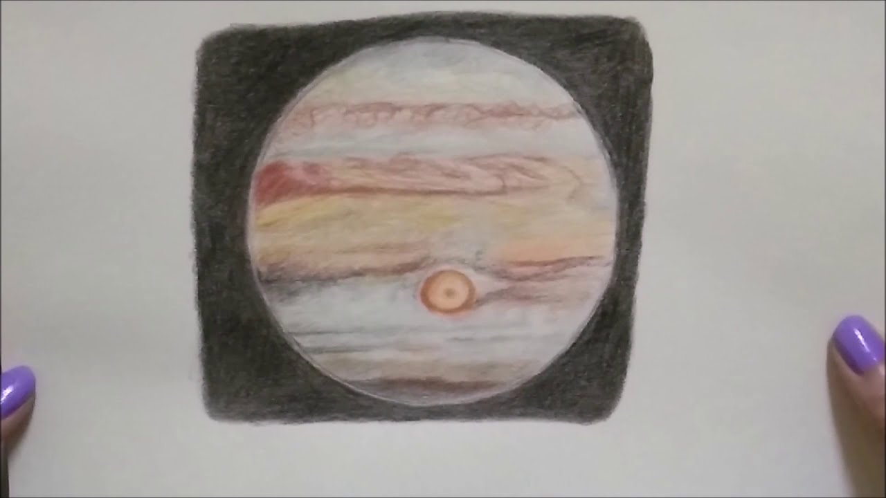 Planet EP 1 How to draw Jupiter, coloring Jupiter | color pencil ...