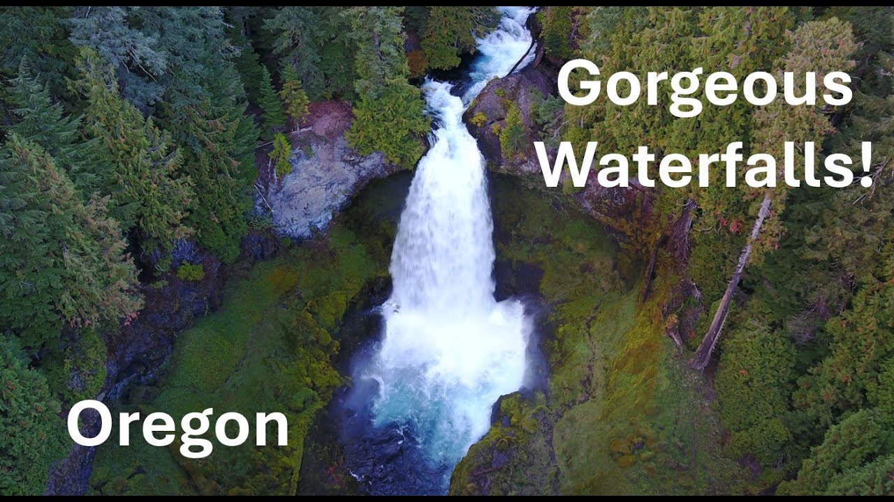 Sahalie Falls, Willamette National Forest, Oregon - YouTube