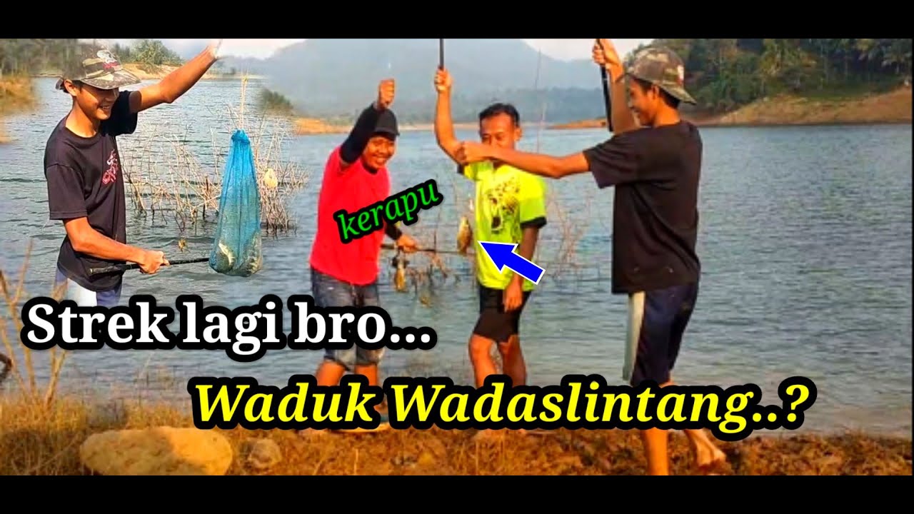 Part 1 mancing mania Di waduk Wadaslintang - YouTube