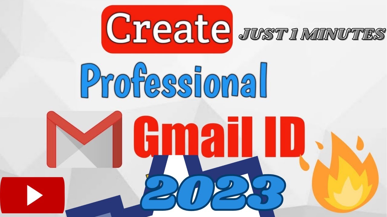 How to Create a Professional Gmail Account in 2023 || Gmail Account Kasa Bany - YouTube