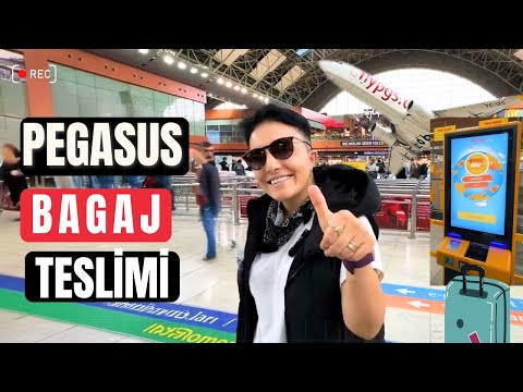 Sabiha Gökçen Havalimanında Kolay Bagaj Teslimi  Ve Checkin İşlemleri @PegasusAirlines