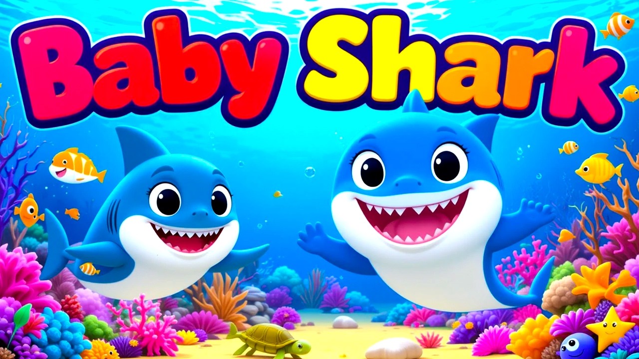 🦈 Baby Shark Dance | Fun 3D Nursery Rhyme for Kids & Toddlers 🎶 | Sing ...