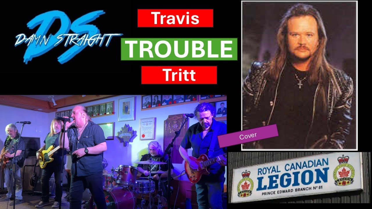 Travis Tritt: TROUBLE :Performed Live by Damn Straight - YouTube