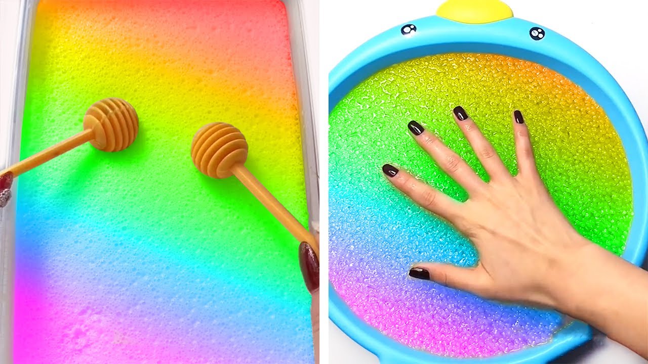 Satisfying Slime ASMR Videos For Sleep – Relaxing Slime #91 - YouTube