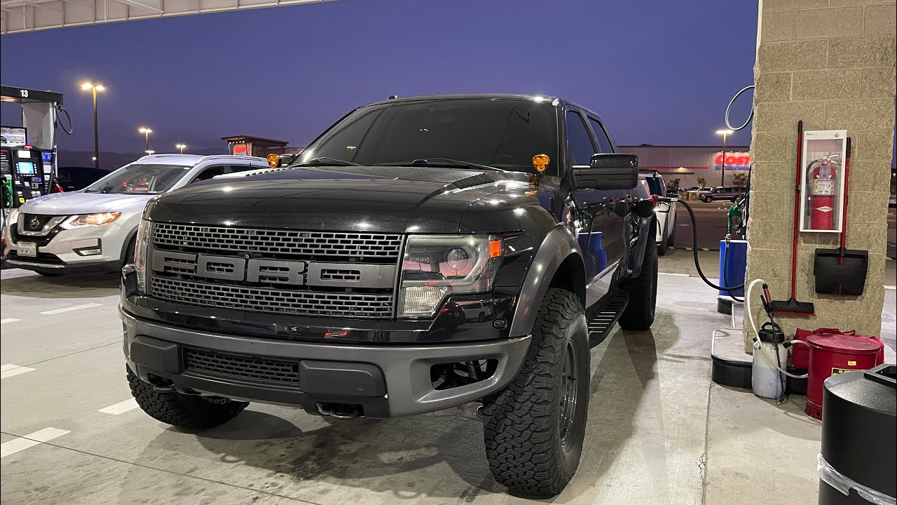 Installing KC lights on my 2014 Ford SVT Raptor & Cold start! - YouTube