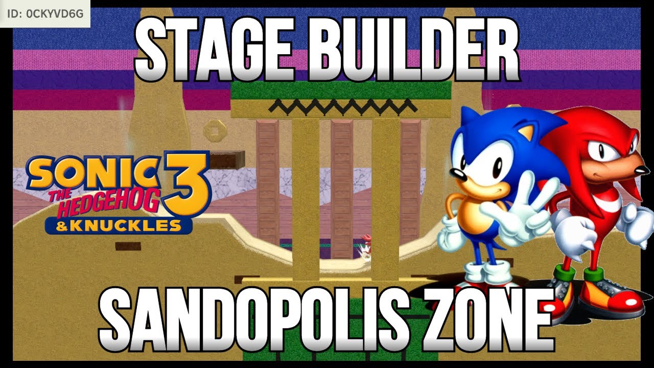 Super Smash Bros. Ultimate - Stage Builder - "Sandopolis Zone" - YouTube