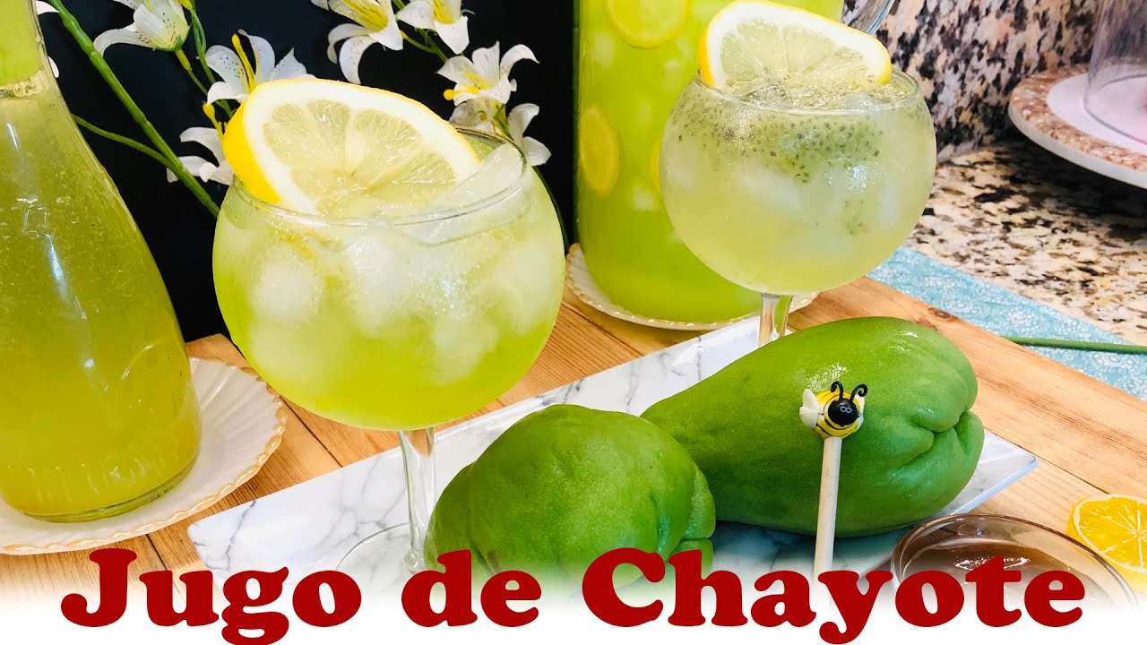 Jugo de Chayote | Receta Saludable y Deliciosa | Beneficios y ...