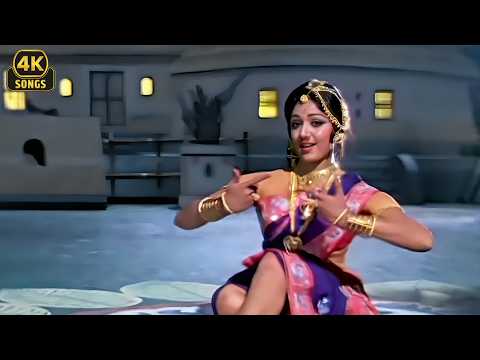 Hema Malini Superhit Dance Mere Payaliya Tere Geet Gaaye 4K 😍 | Jugnu | Lata Mangeshkar | Hindi Song