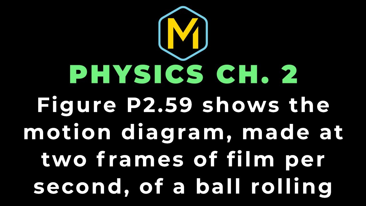 2.59 Mastering Physics Solution-"Figure P2.59 shows the motion diagram ...