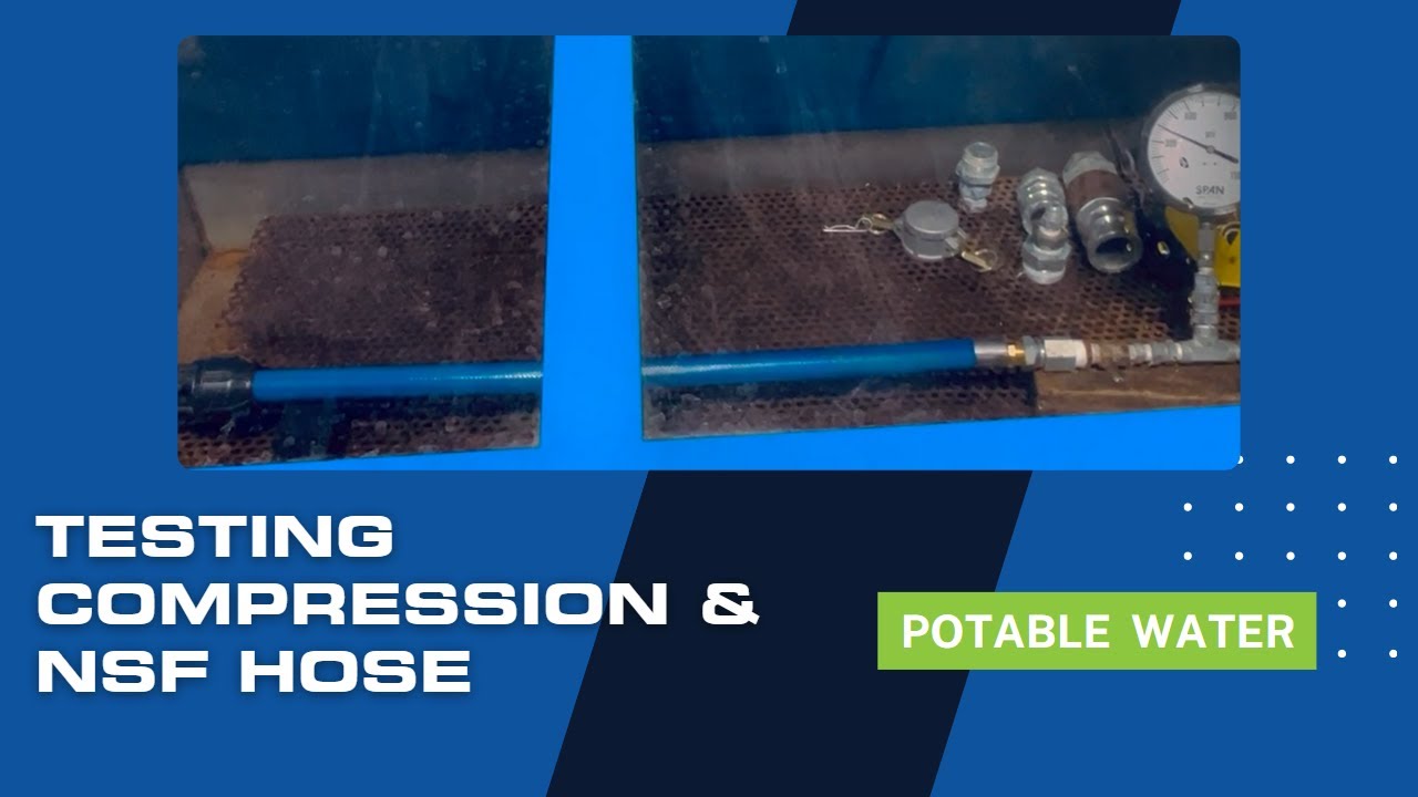 Testing Compression Fittings With NSF Hose - YouTube