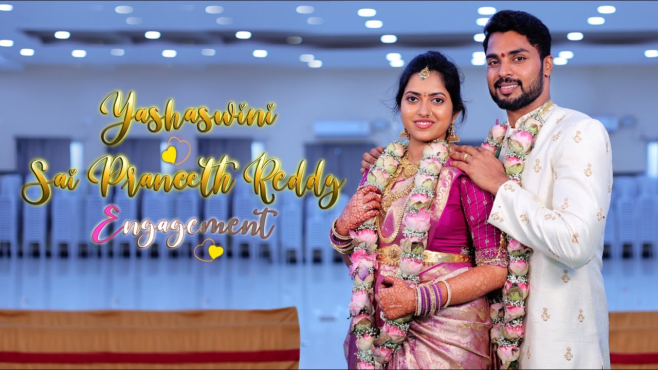 Yashaswini & Sai Praneeth Reddy | Engagement | Ambu Digitals | 4K - YouTube