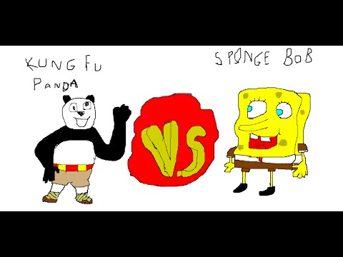 Kung Fu Panda VS Sponge Bob - YouTube