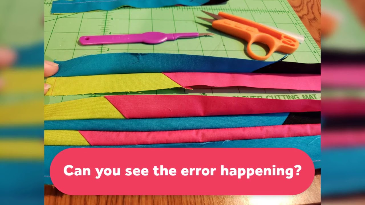 The interleave quilt block tute - YouTube