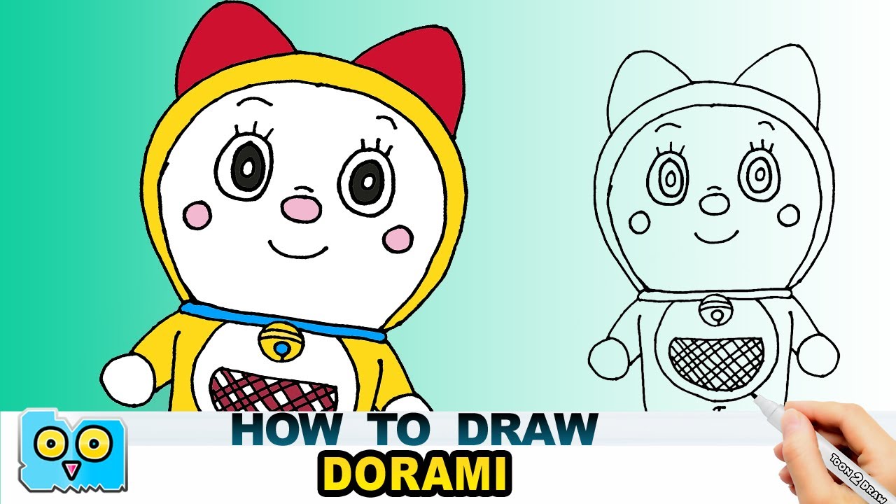 How to Draw Dorami From Doraemon Cartoon Series - YouTube