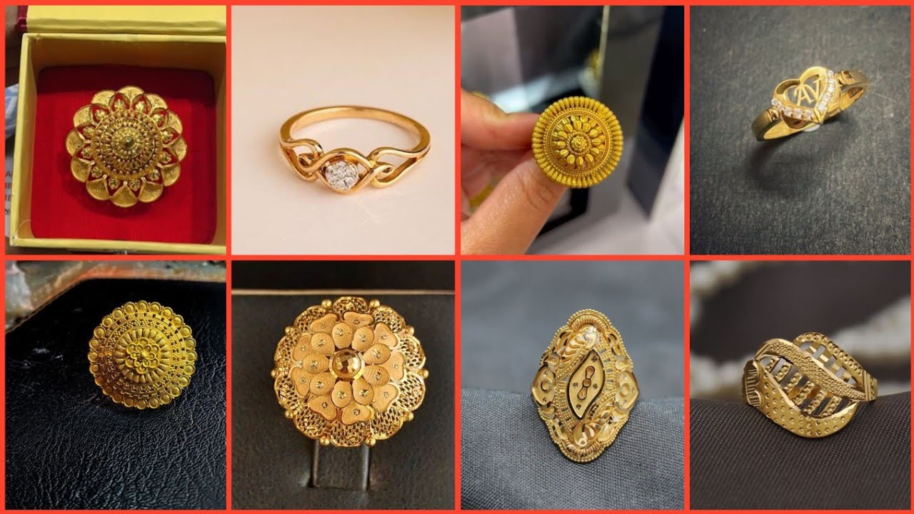 Latest Gold Wedding Ring Designs/Latest Gold Engagement Ring Design For ...