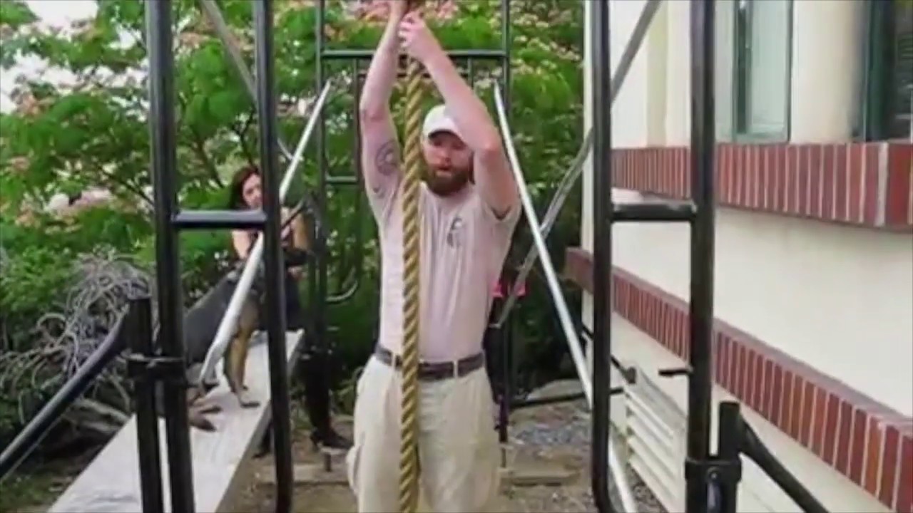 Tactical Tip: Navy SEAL teaches rope climb technique - YouTube