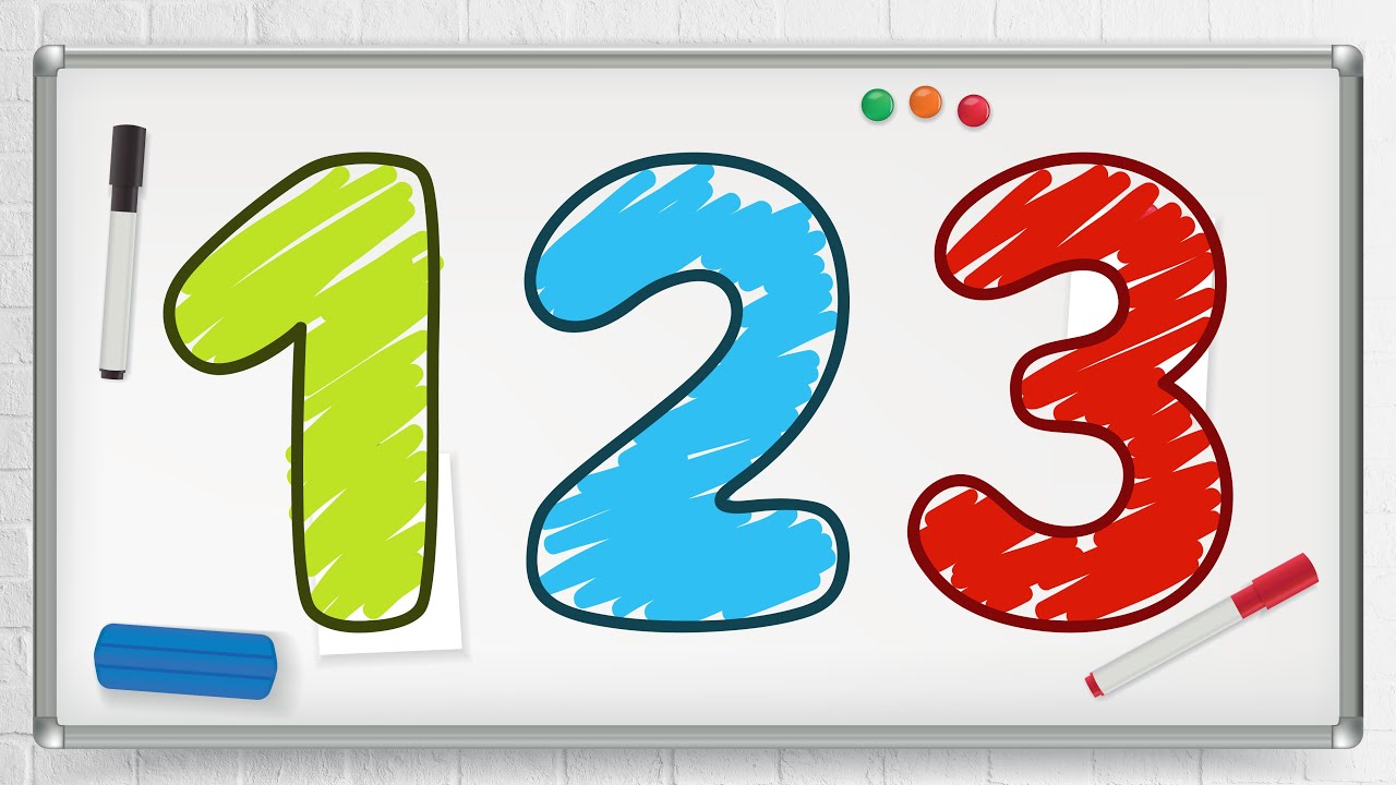 Counting for Kids and Toddlers | Scribble Numbers 123 | Learn & Grow ...