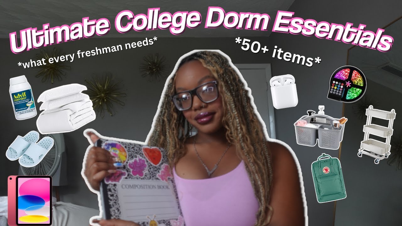 📓๋࣭ ⭑ ULTIMATE COLLEGE + DORM PACKING GUIDE | essentials YOU need for a ...