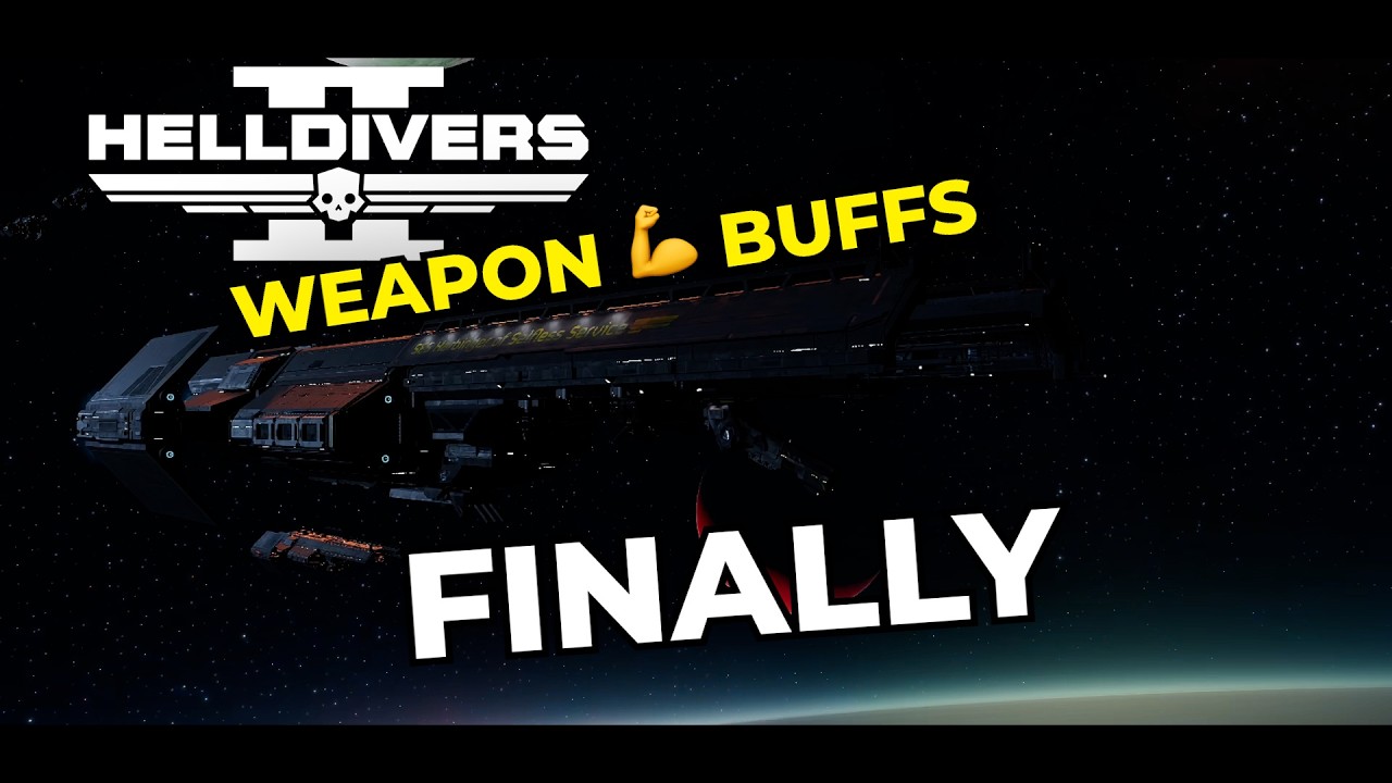 WEAPON BUFFS ARE FINALLY HERE in Helldivers 2 - YouTube