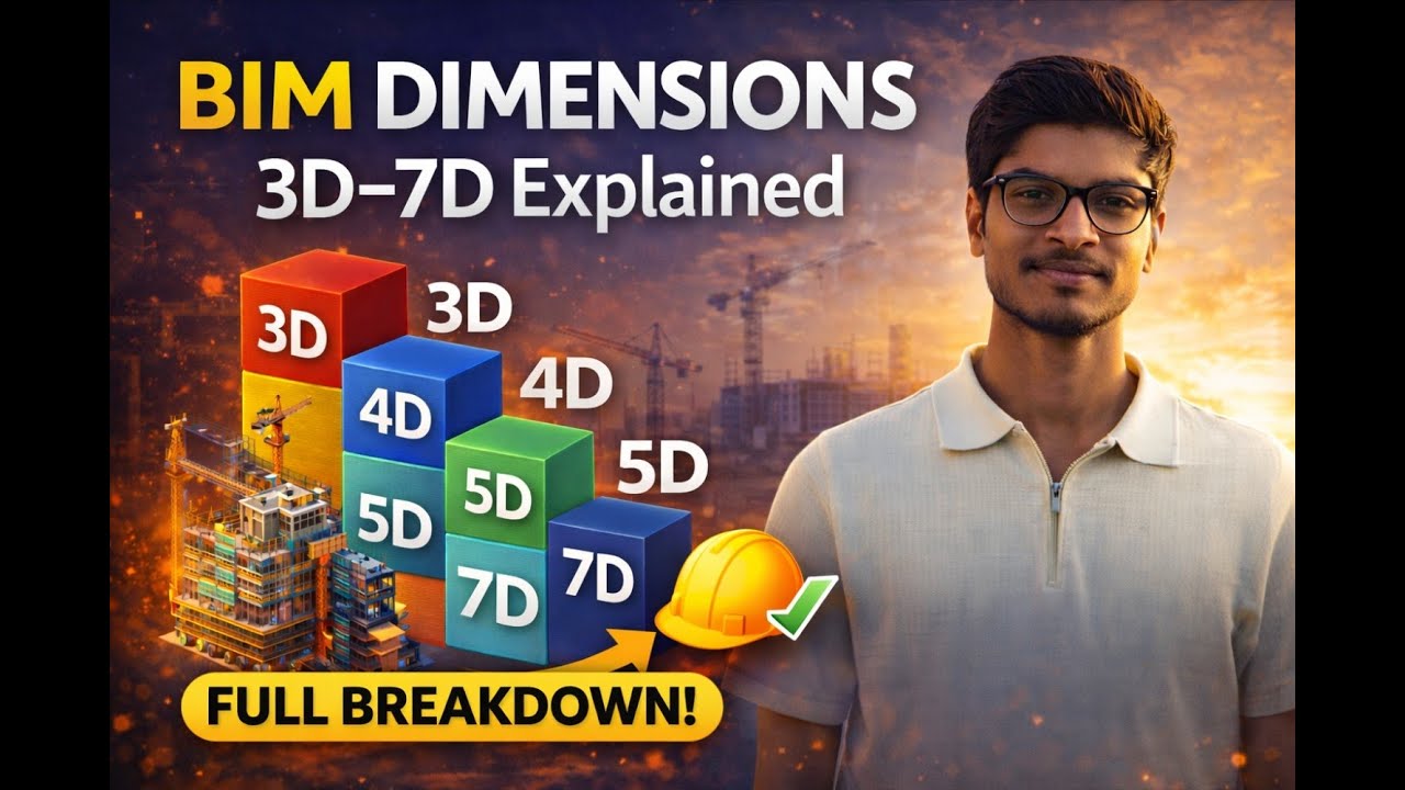 BIM Dimensions 3D–7D Explained Simply | Must Know for Civil Engineers ...