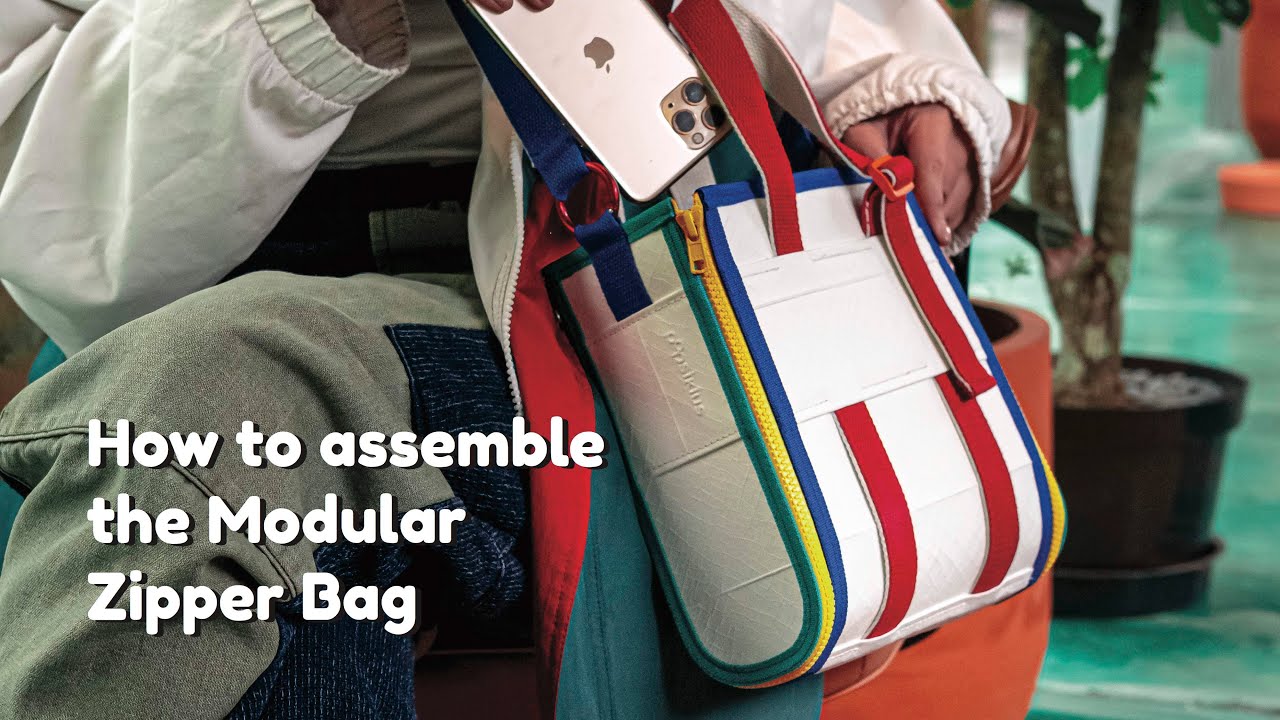 POPSIKLUS TIPS : How To Assemble The Modular Zipper Bag - YouTube