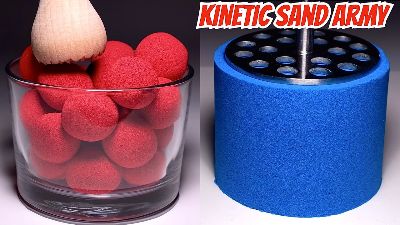 Kinetic Sand ASMR The Most Relaxing & Satisfying Sand Videos #87 - YouTube