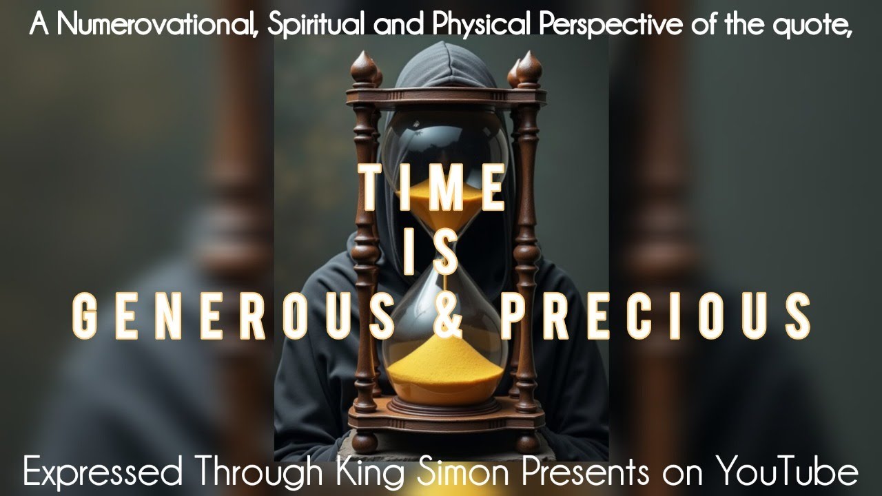 Time is Generous & Precious: A Numerovational, Spiritual and Physical ...